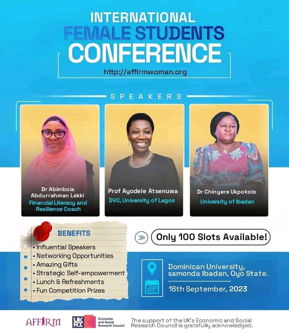 News – AFFIRM Woman To Hold International Female Students Conference