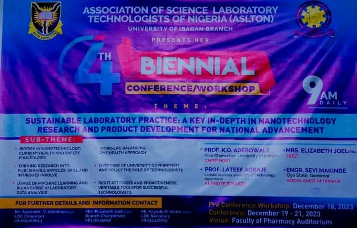 News – UI VC Acknowledges Versatility Of Science Laboratory Technologists