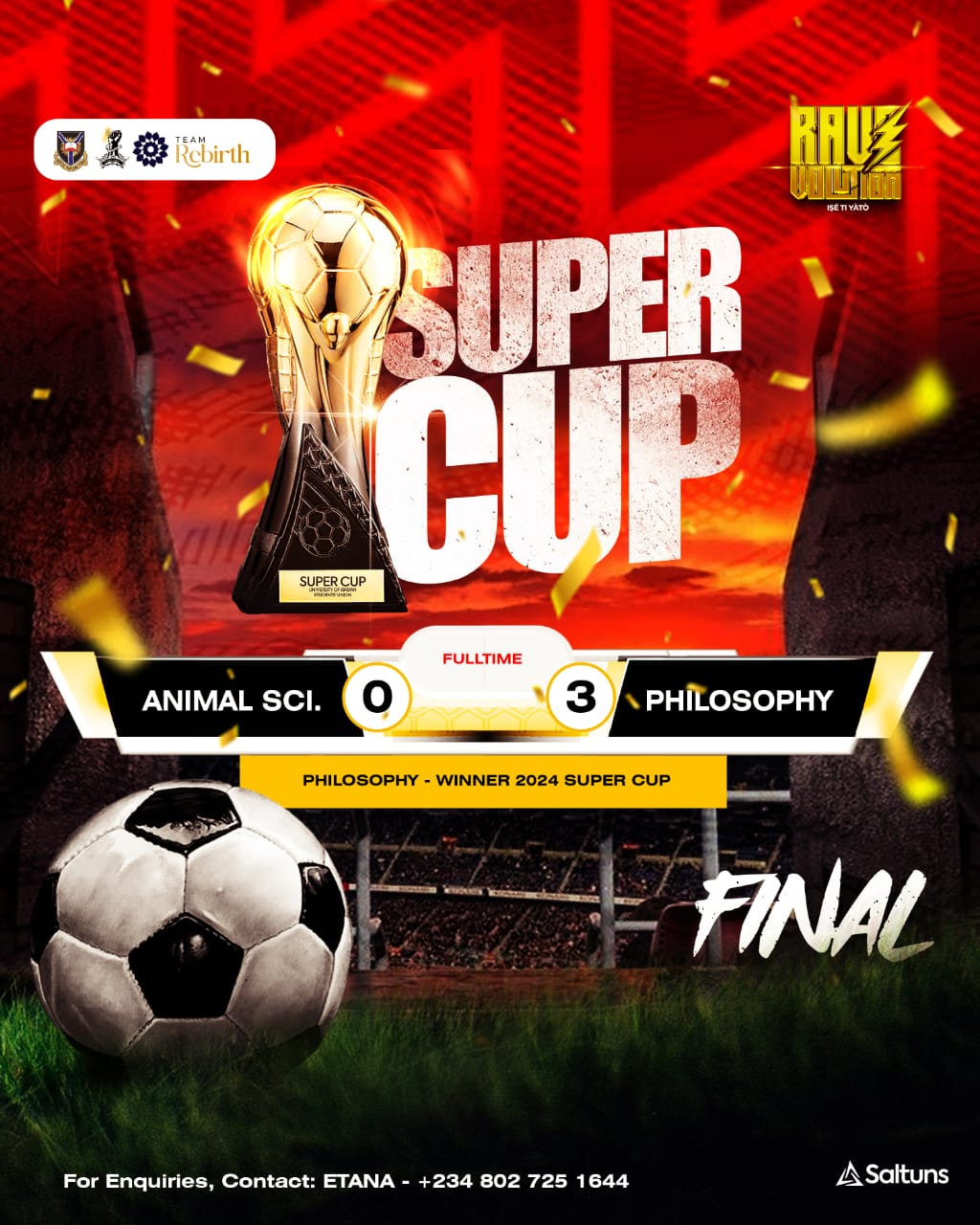 Sport – Philosophy Wins Maiden Edition Of The University of Ibadan’s ...