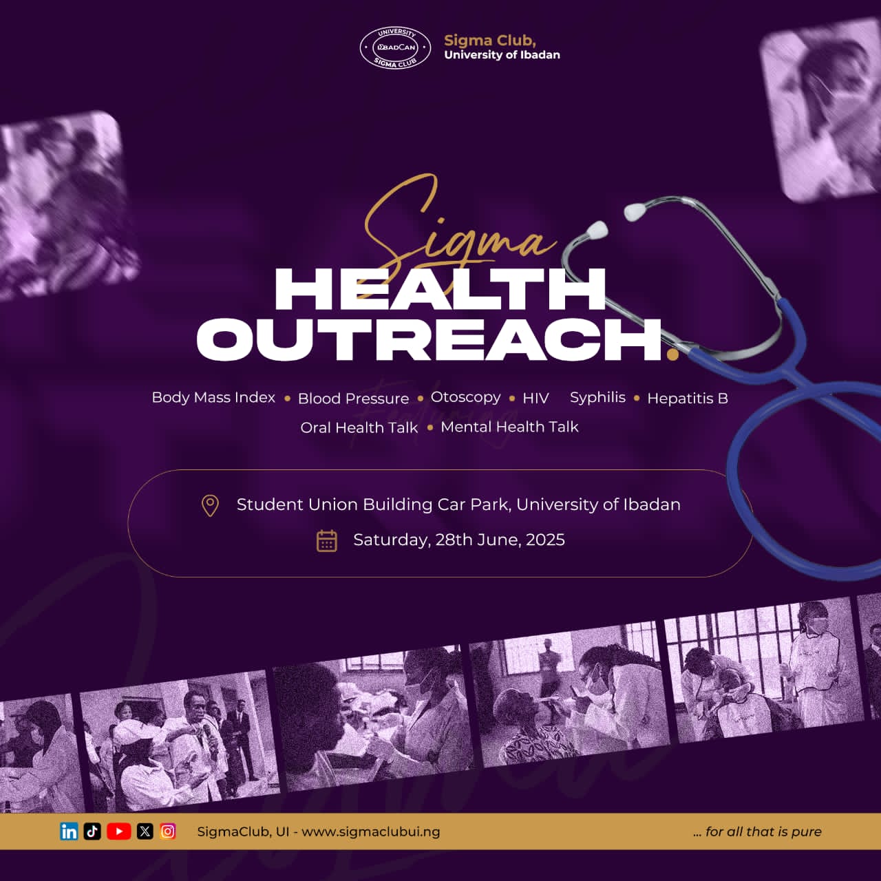 SIGMA Club to Host Health Outreach Program – INDY PRESS