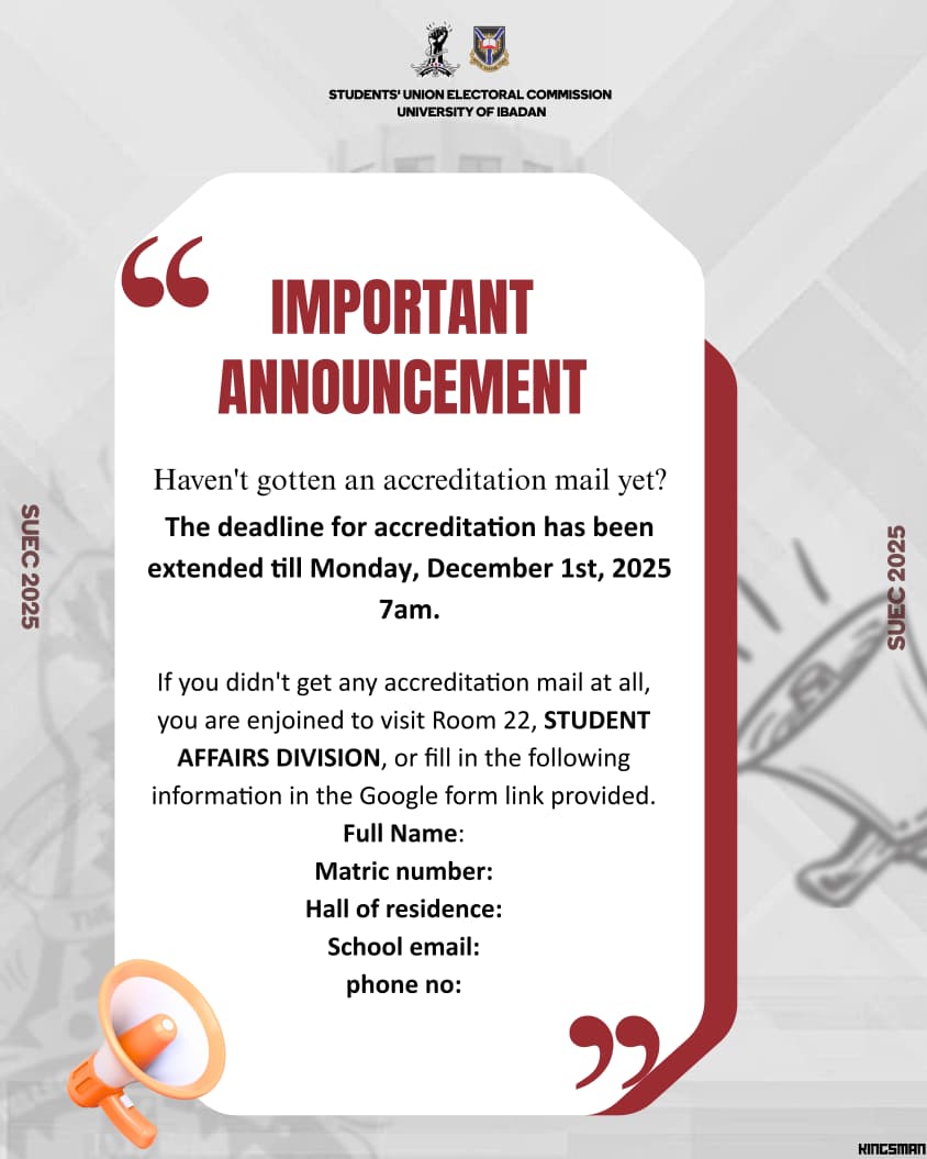 SUEC Extends Accreditation Deadline to December 1, 2025 – INDY PRESS